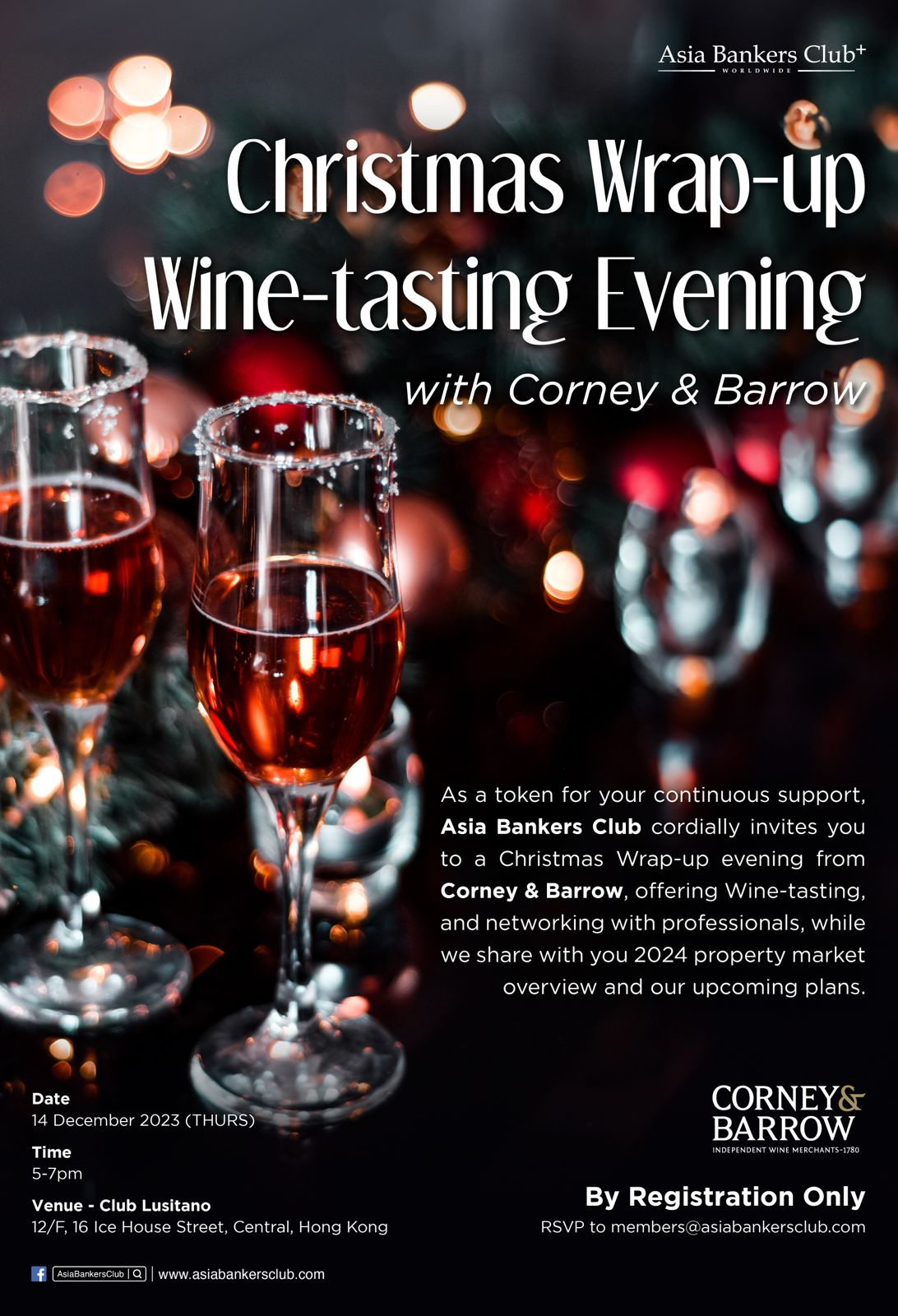 [Event]Asia Bankers Club - Wine tasting with Corney & Barrow